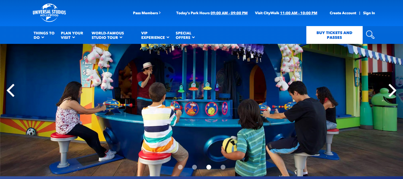 30 Amusement Park Website Design