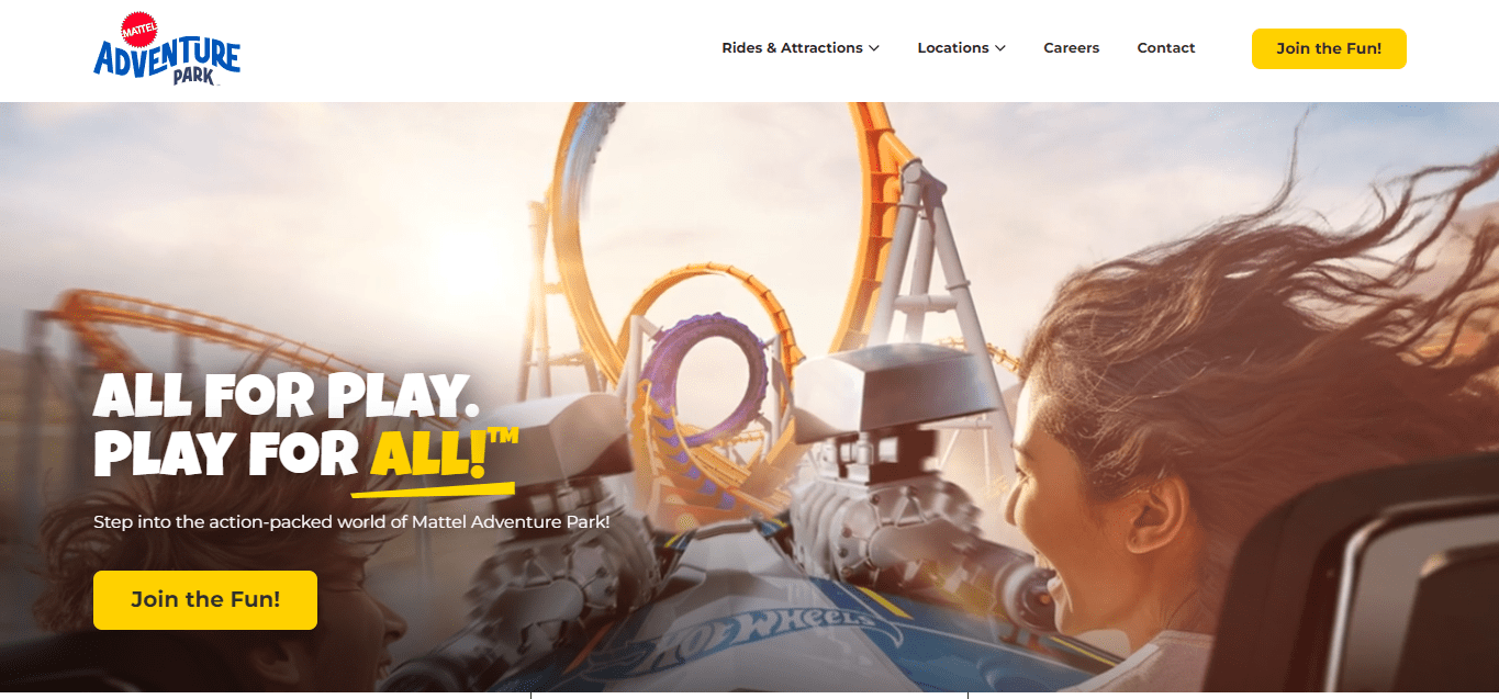 30 Amusement Park Website Design