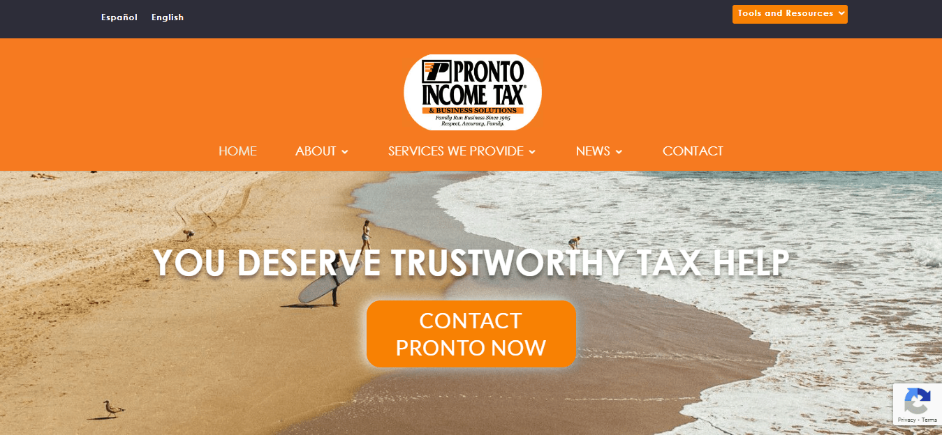 30 Best Tax Preparation Website Design