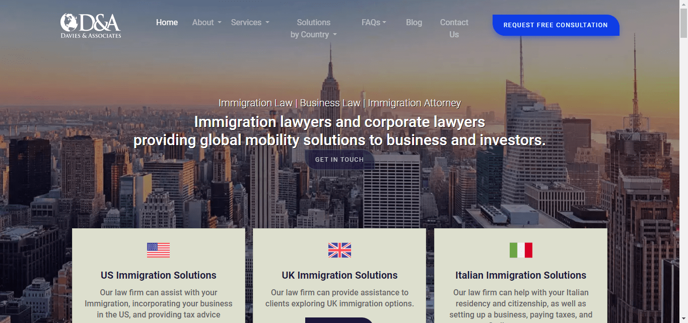 50 Best Immigration Attorney Website Designs