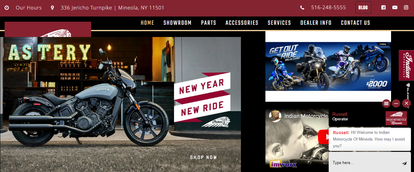 50 Best Motorcycle Dealer Website Design