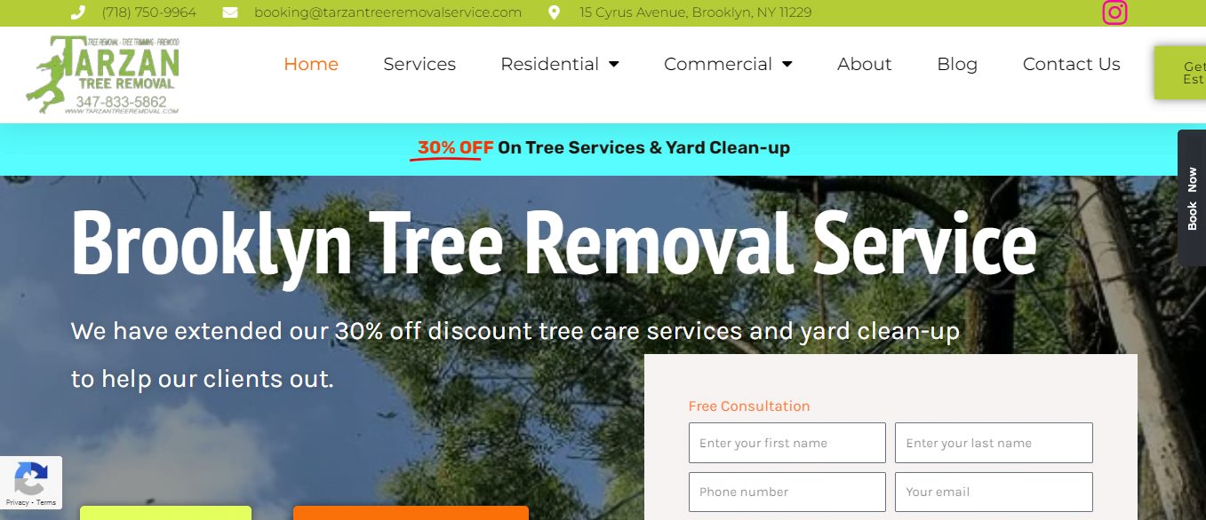 50 Best Tree Service Website Design