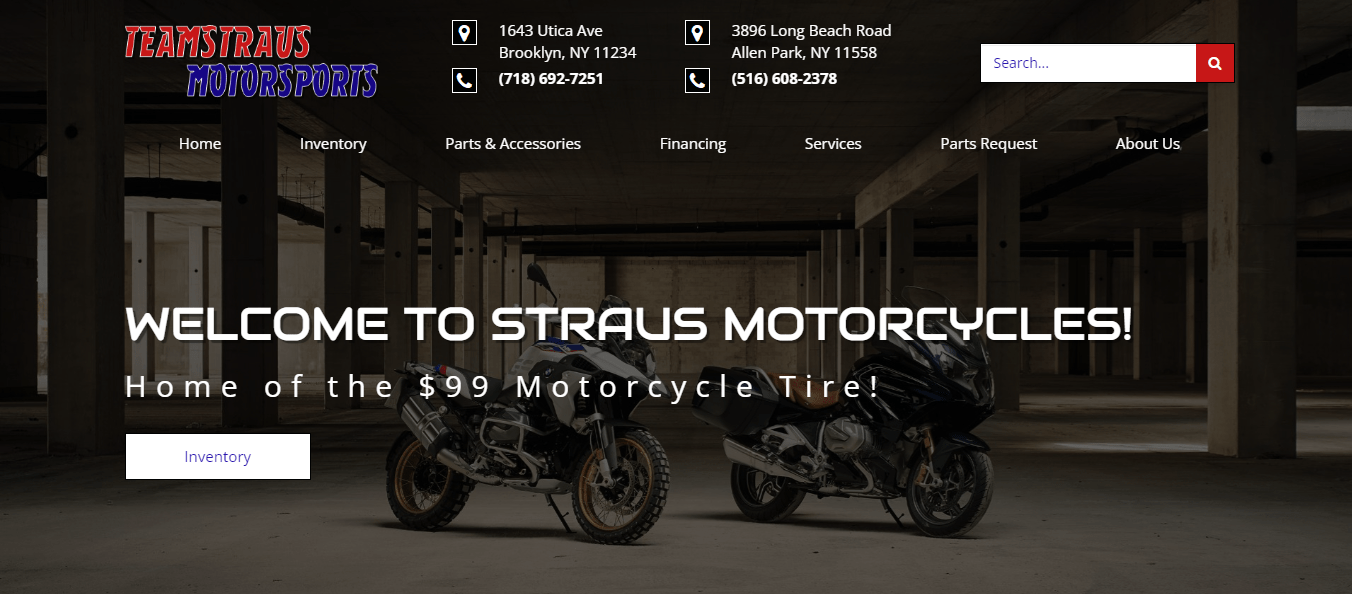 50 Best Motorcycle Dealer Website Design