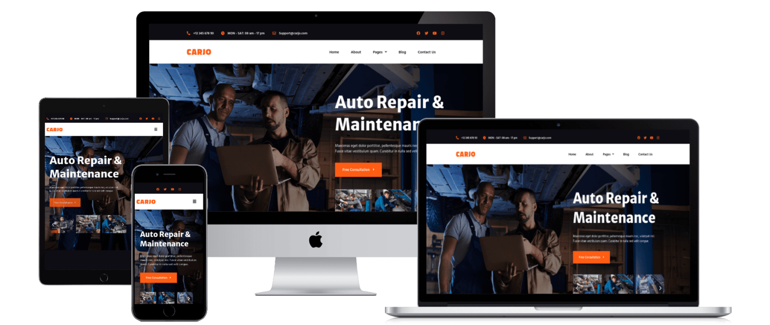 25+ Best Auto Detailing website Design