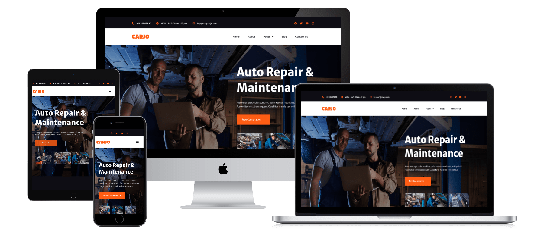 25+ Best Auto Detailing website Design