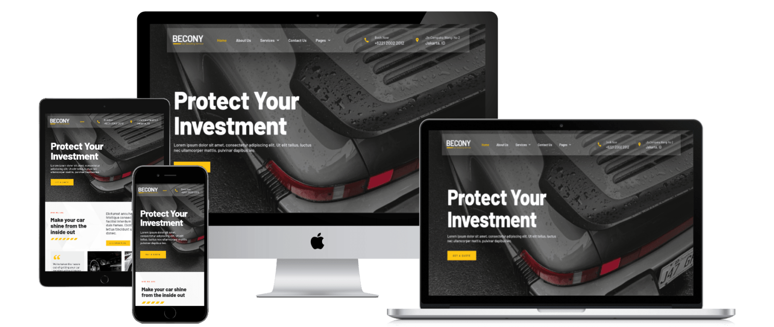 25+ Best Auto Detailing website Design