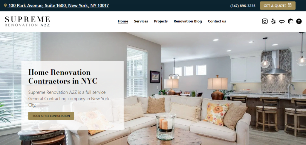 35 Best Home Remodeling Website Design Ideas