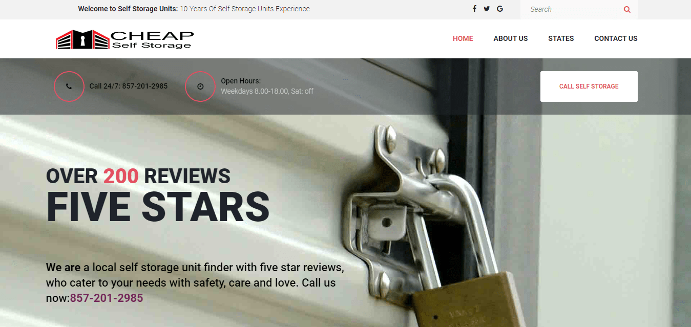 35 Best Self Storage Website Design - Digi Hans